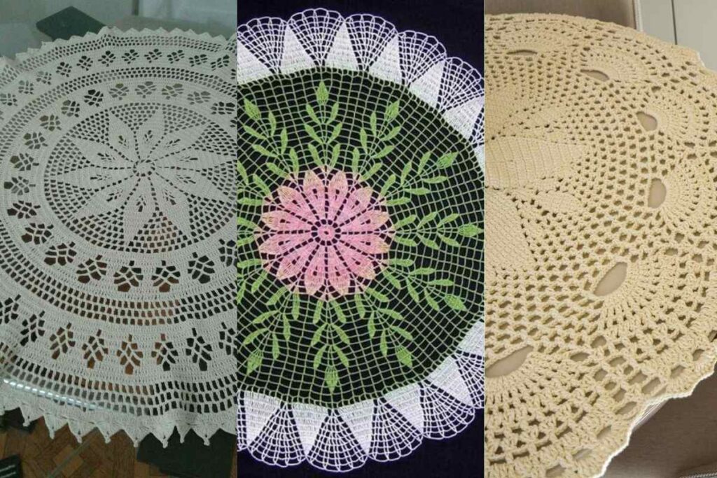 Toalha de Crochê Redonda: 16 Ideias Para Se Inspirar