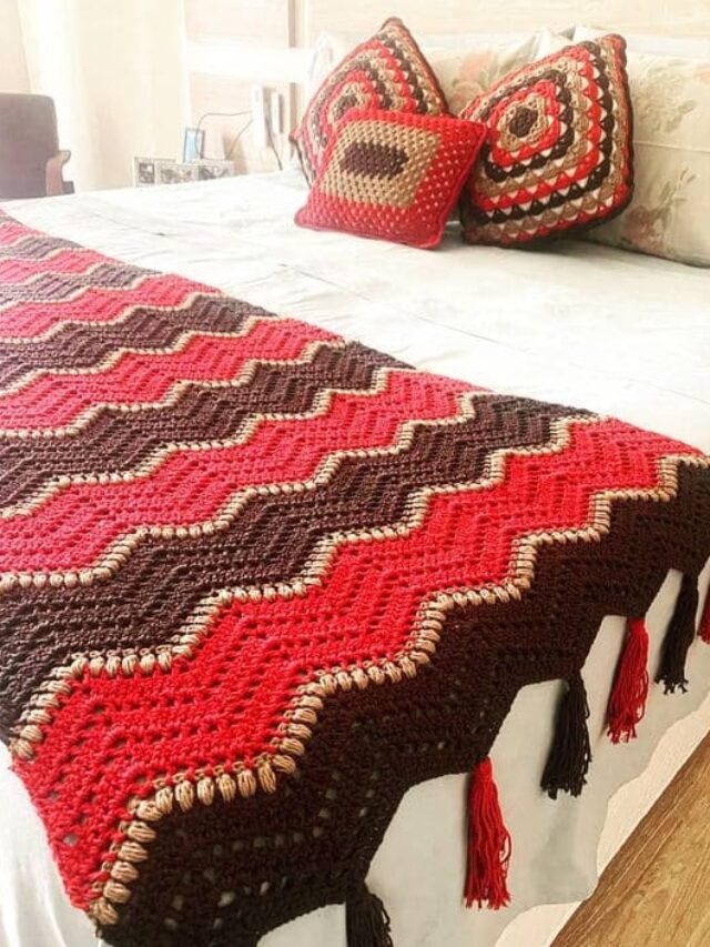 Como Usar Mantas de Crochê para Cama