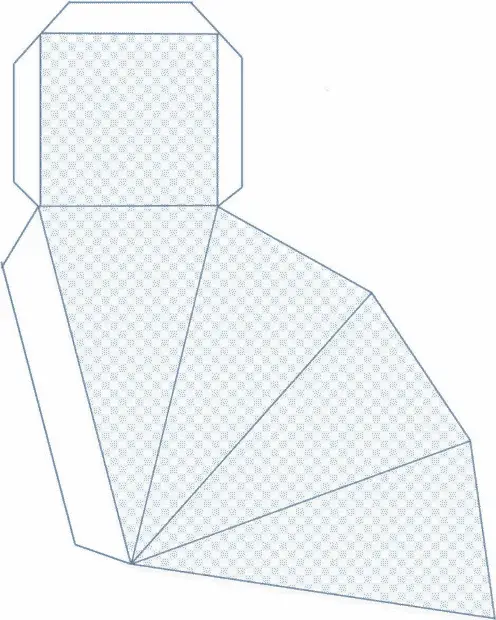 Como o molde caixa pirâmide PNG facilita projetos encantadores